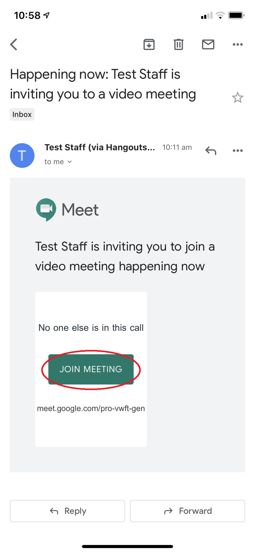Google Meet – Joining a Google Meet on a Mobile Device - Pinewood ...